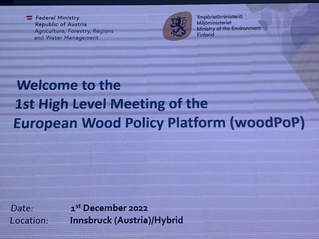 WoodPoP (European Wood Policy Platform) is launched! - basajaun-horizon.eu